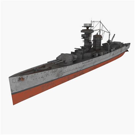 Admiral Graf Spee Battleship 3d Model 10 Unknown Ma Max C4d Unitypackage Usd Obj Free3d