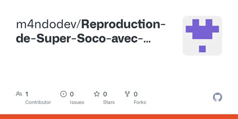 Github M4ndodevreproduction De Super Soco Avec Tailwindcss