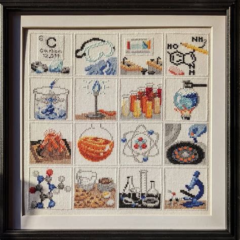 Science Cross Stitch Etsy