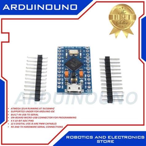Promo Arduino Pro Micro Atmega32u4 5v 16mhz Mini Leonardo Compatible Diskon 26 Di Seller