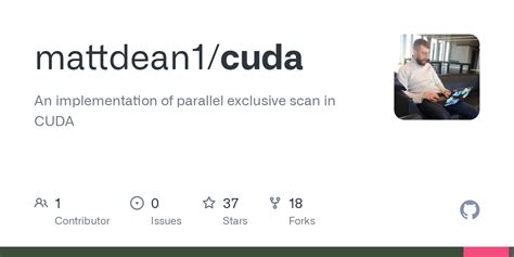 Github Mattdean Cuda An Implementation Of Parallel Exclusive Scan In Cuda