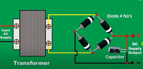 How To Convert Ac To Dc Using Diode Transformer Capacitor Pcb Hero
