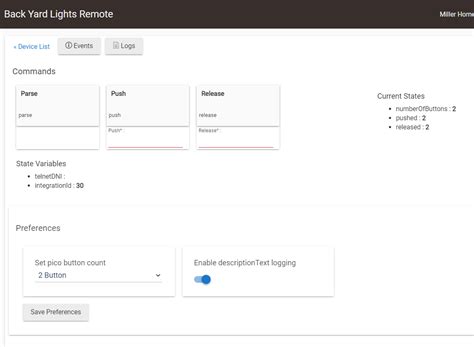 Pico 2 Button Devices Hubitat