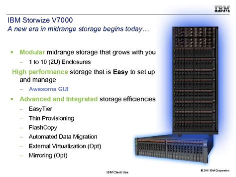 IBM Storwize V 7000 IBM Introduces A New