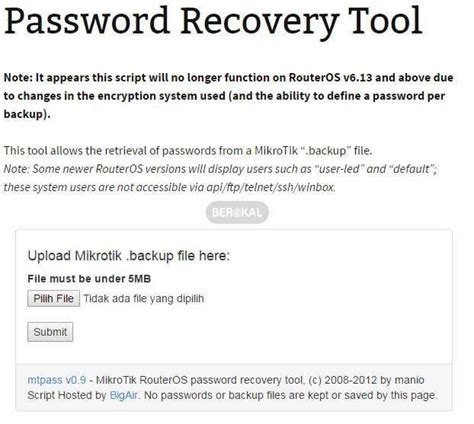 Recover Mikrotik Chr Sanfranciscogase