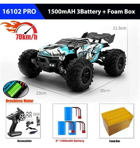 Rc 자동차 카 무선 조종차 장난감 리모컨 116 Rc카 원격 제어 카트 4x4 브러시리스 70 Km 티몬