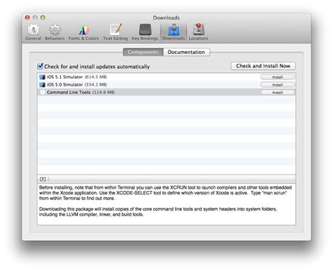 you don t need the xcode “command line tools” cocoanetics