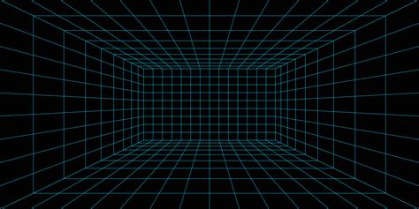Perspective Grid Wireframe Background Design 20562202 Vector Art At