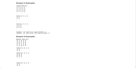 solved problem the random matrix generator begins by creating a