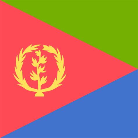 Eritrea Flags Square Icon