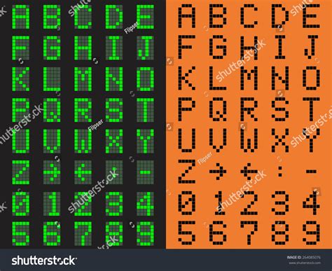 Pixel Font Numbers Vector Drawing Vector có sẵn miễn phí bản quyền 264085076 Shutterstock