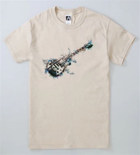 기타 스케치 T 셔츠 다채로운 록 음악 헤비 메탈 슬래시 콘서트 티티셔츠 Aliexpress