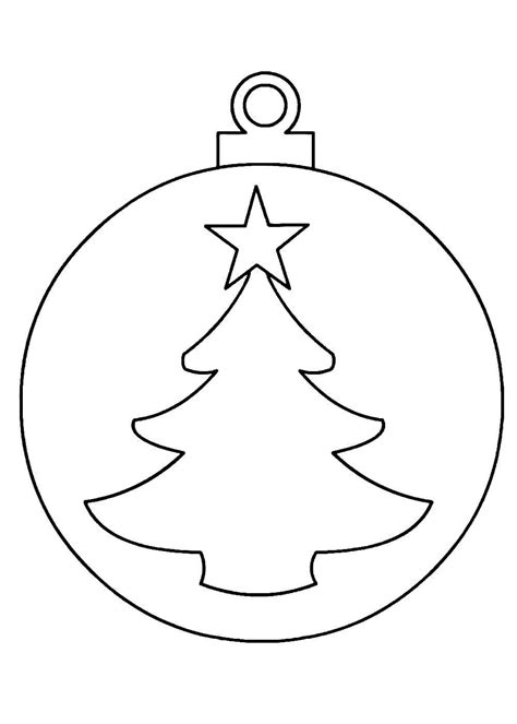 Раскраски Елочные Шары 70 фото
