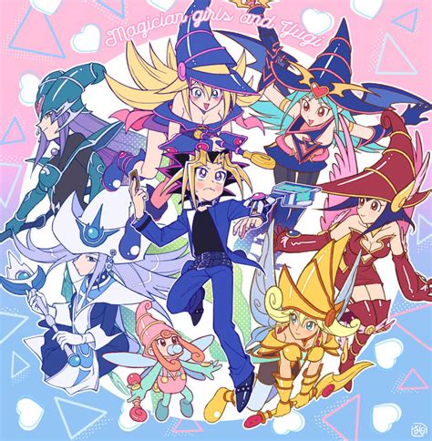 Yugis Magician Girls And Silent Magician Know Your Meme