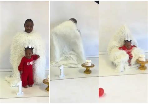 Woman Stirs Reactions As She Poses Like Chair During Birthday