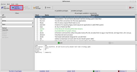 Graphical Frontends For Pacman In Arch Linux OSTechNix