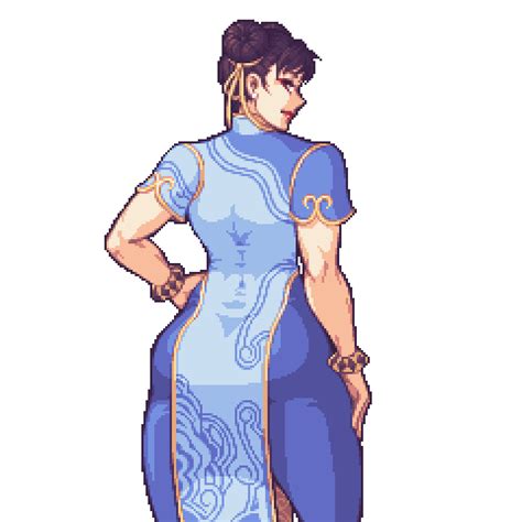Pixel Art Of Chun Lis New Design By Me Rstreetfighter