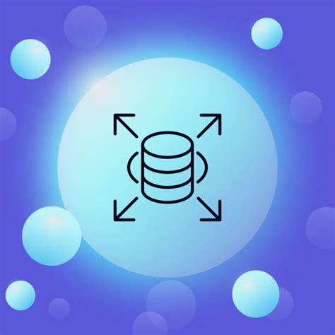 Sql Cylinder Symbol Data 스톡 사진 및 일러스트 Istock