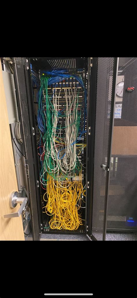 Satisfying Beforeafter Photos Of Rack Reconfigurations At One Of Many