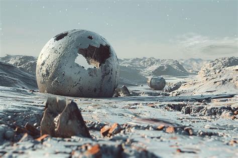 The Exploration Of A Rogue Planet Premium Ai Generated Image