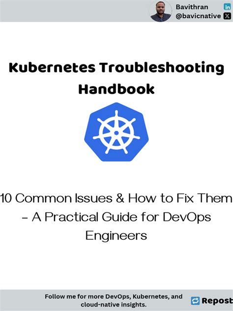 Kubernetes Troubleshooting Handbook Pdf Information Technology Management Network Architecture