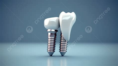 치과 임플란트 및 보철의 3d 렌더링 치과 보철물 치아 임플란트 치과 임플란트 배경 일러스트 및 사진 무료 다운로드 Pngtree