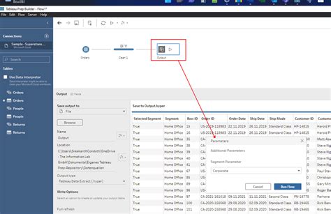 tableau prep creating parameters the data school