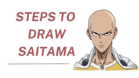 Steps To Draw Saitama Steps To Draw Saitama Easy YouTube