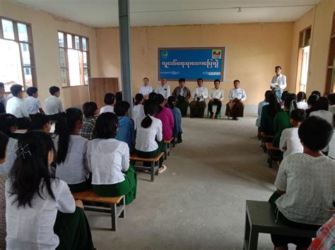 မဟာအောင်မြေမြို့နယ်၊ အမှတ် ၄ အခြေခံပညာ အလယ်တန်းကျောင်းခွဲ၌ လူငယ်ရေးရာ ဟောပြောပွဲကျင်းပ