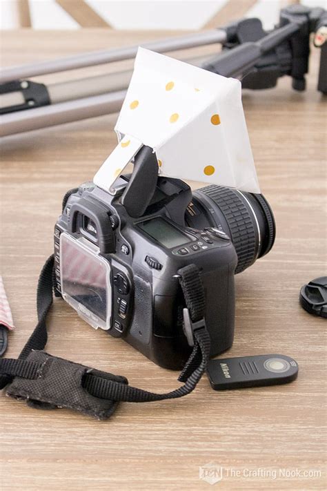 Diy Flash Diffuser For Dslr Built In Pop Up Flashes The Crafting Nook
