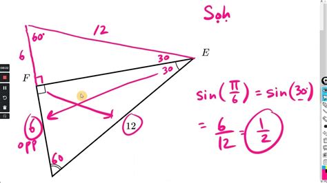 Trig Values Of Pi6 Pi4 And Pi3 Khan Academy Youtube