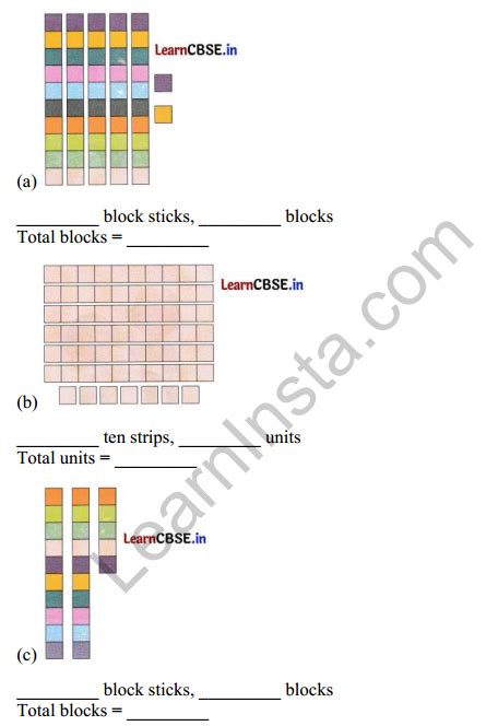 A Day At The Beach Class 2 Worksheet With Answers Maths Chapter 1