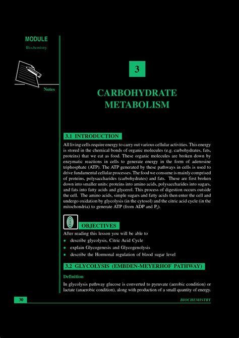 SOLUTION Carbohydrate Studypool