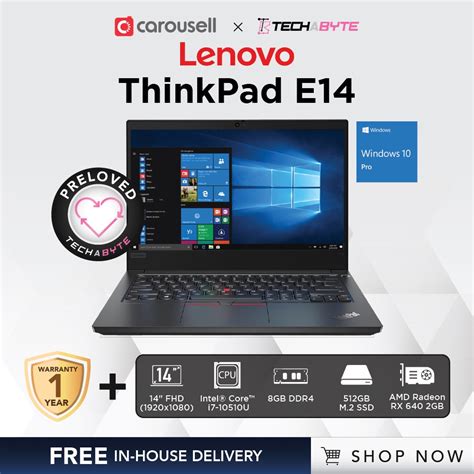 Lenovo Thinkpad E Laptop Computers Tech Laptops Notebooks On Carousell