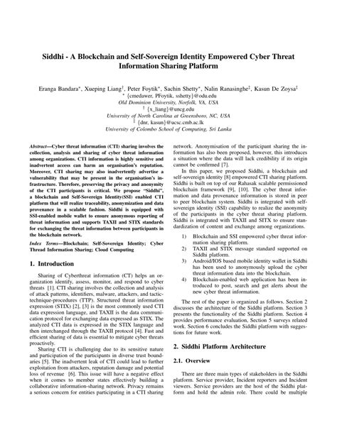 pdf blockchain and self sovereign identity empowered cyber threat