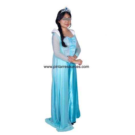 READY STOCK Elsa Disney Princess Frozen Adult Costume Shopee Malaysia