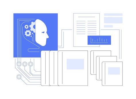 Premium Vector Aianalyzed Scientific Literature Abstract Concept Vector Illustration