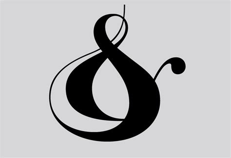 A Continuous And Ampersands Web Graphic Design Typography Inspiration