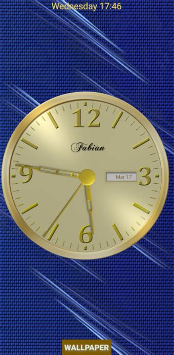 Gold Analog Clock Apk Para Android Descargar