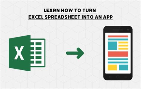 maximize efficiency convert excel into a customized app