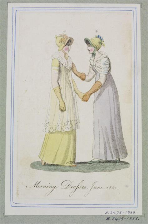 Morning Dresses June 1803 Vanda Explore The Collections