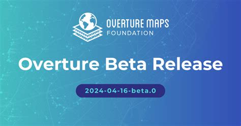 Announcements Overture Maps Foundation