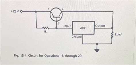 Solved Fig Circuit For Questions Through The Chegg Com