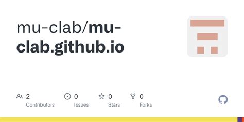 GitHub Mu Clab Mu Clab Github Io