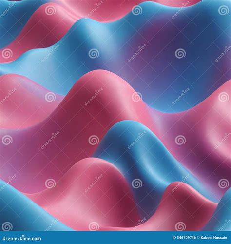 3d Rendering Of Purple And Blue Abstract Minimal Background Scene For
