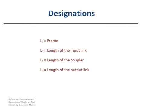 002 Four Bar Linkages Pptx Physics Science