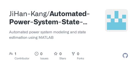 Github Jihan Kang Automated Power System State Estimation Apsse Automated Power System