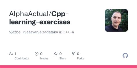 Github Alphaactualcpp Learning Exercises Vježbe I Riješavanje Zadataka Iz C A