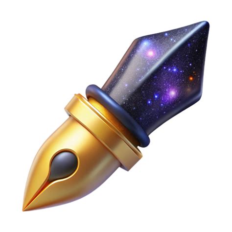 Elegant Modern Classic Calligraphy Pen Nib Isolated 60074633 Png