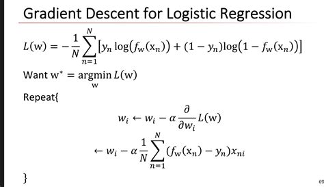 Solved Gradient Descent For Logistic Regression